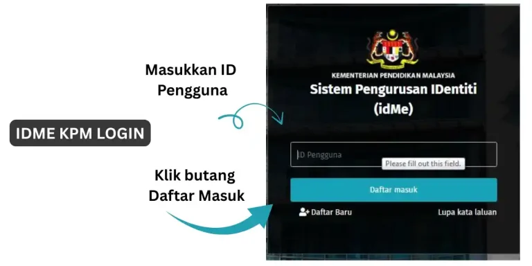 IDME KPM Login (ideme), Pendaftaran idme.moe.gov.my 2025